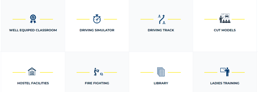 Facilities – Ashok Leyland Vehicle Driver Training Institute, Railmagra